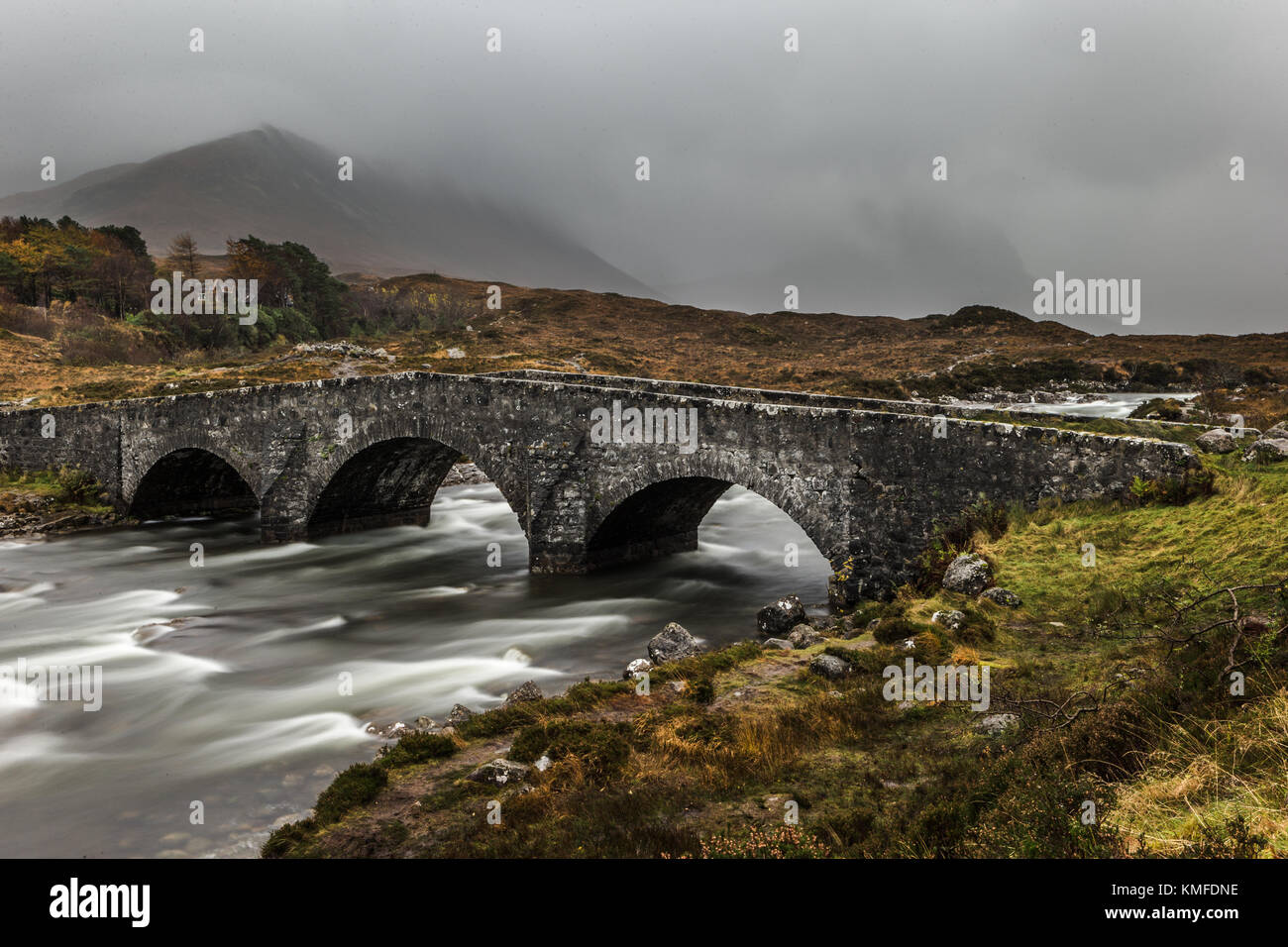Ancient bridge sligachan on hi-res stock photography and images - Alamy