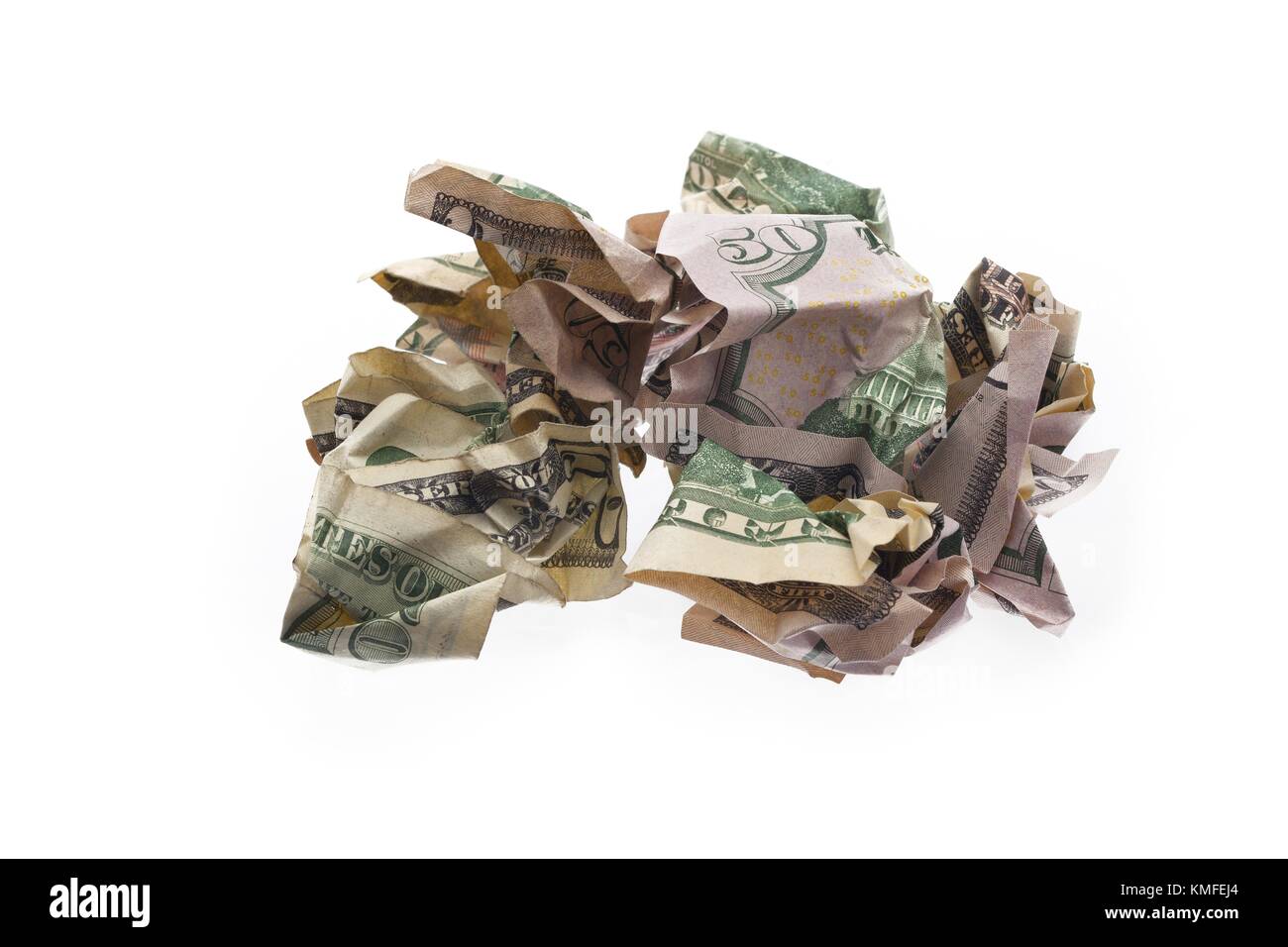 Crumpled money hi-res stock photography and images - Alamy