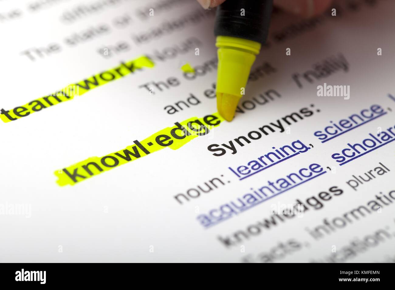 Word highlighting hi-res stock photography and images - Alamy