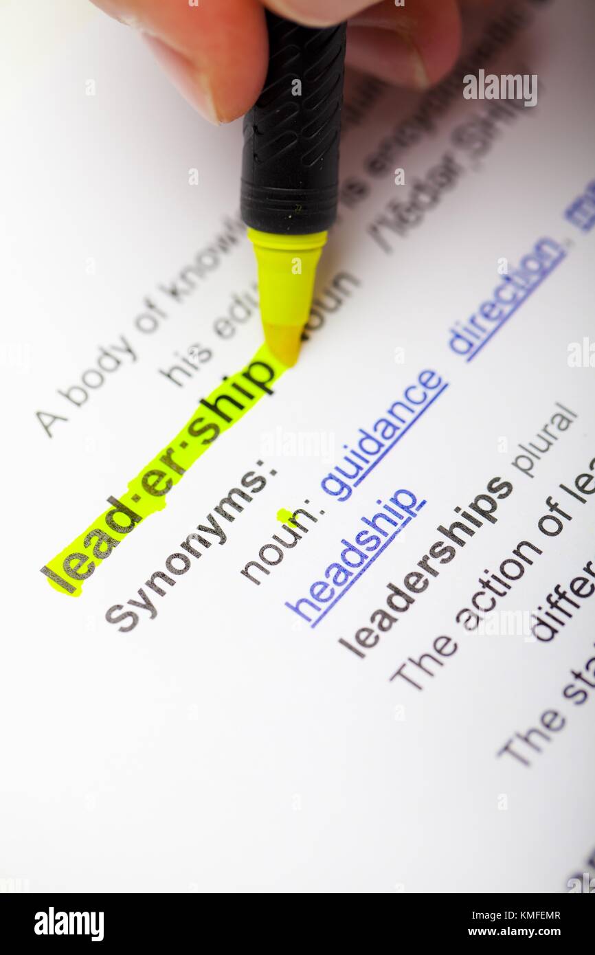 Highlighting leadership hi-res stock photography and images - Alamy