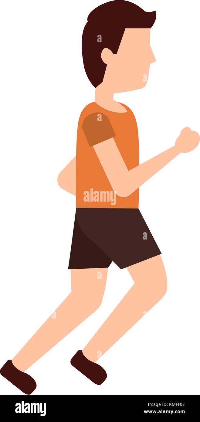person avatar running or jogging icon image Stock Vector Image & Art ...
