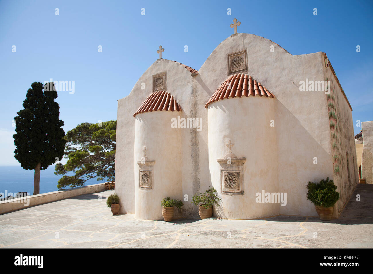 Preveli Monastery, Crete island, Greece, Europe Stock Photo - Alamy