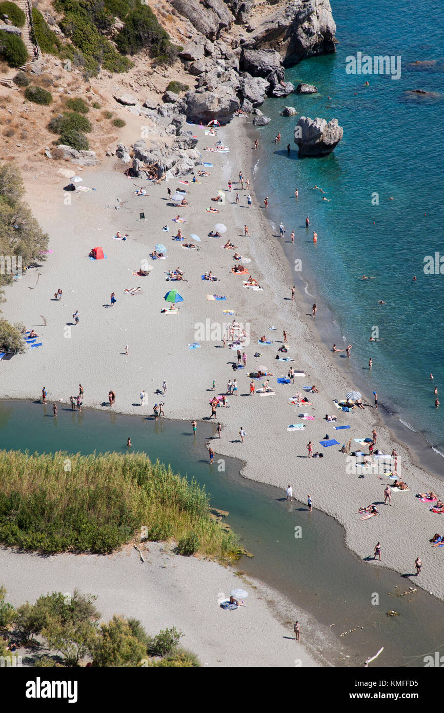 Preveli beach hi-res stock photography and images - Alamy