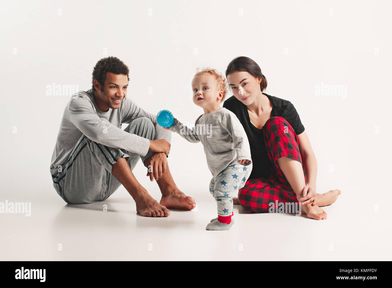 One happy family Stock Photo - Alamy