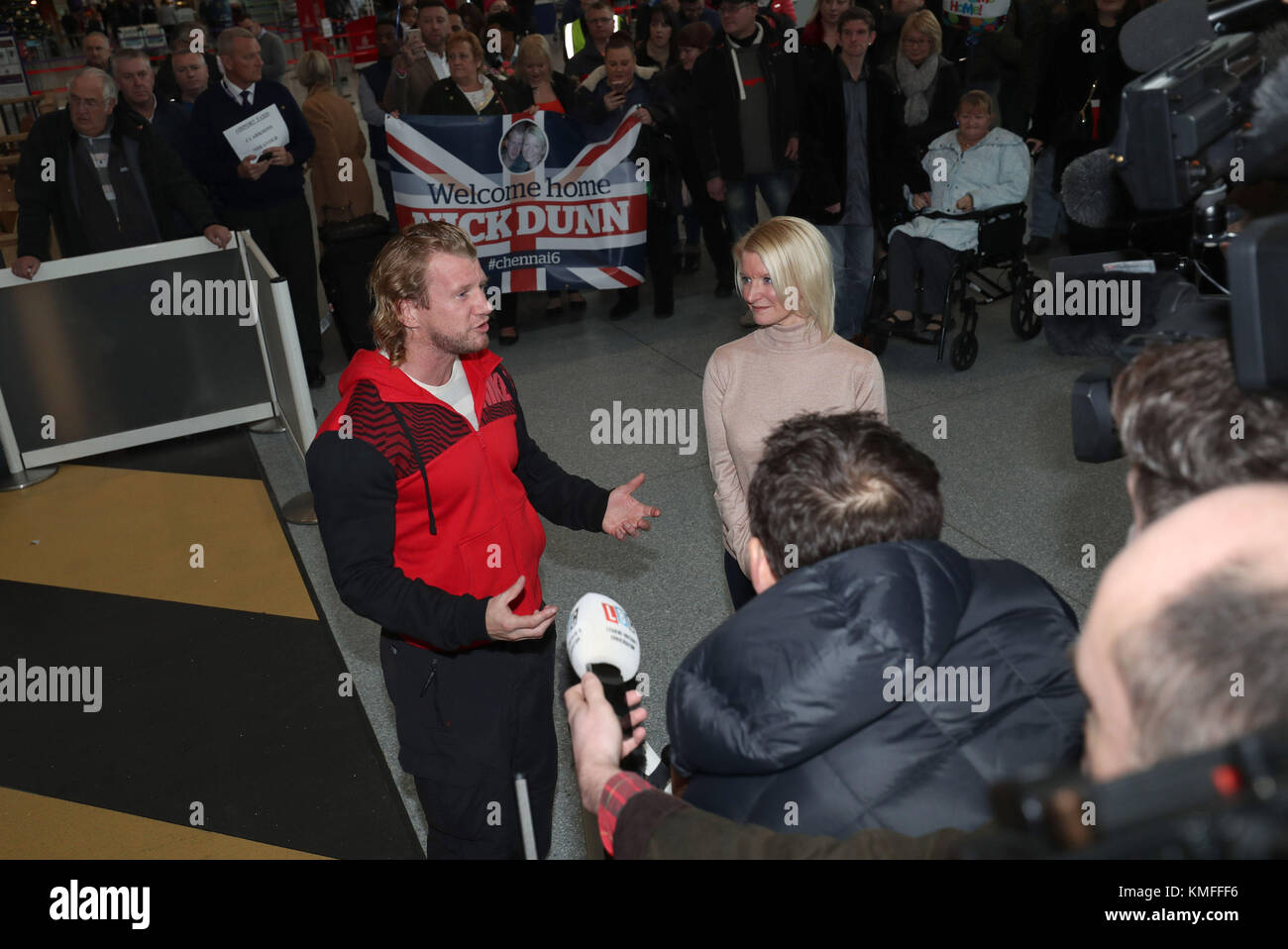Nick Dunn, one of the so-called Chennai Six speaks to the media ...