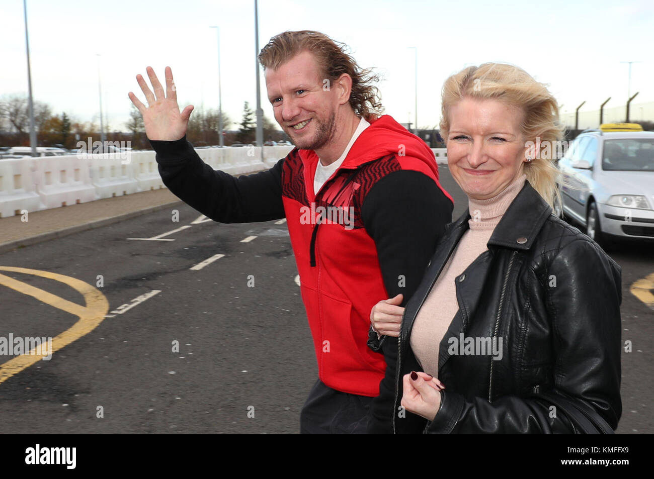 Nick Dunn, one of the so-called Chennai Six with his sister Lisa as he ...