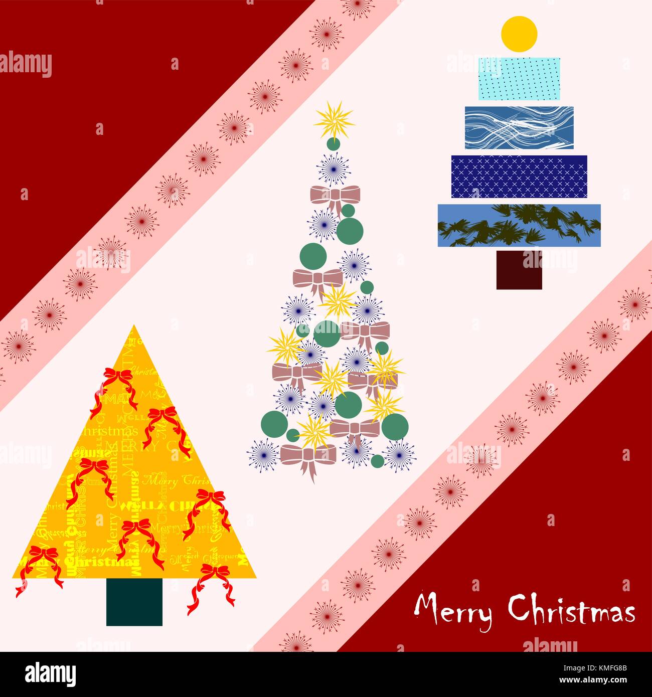 Picture christmas gifts red Stock Vector Images - Alamy