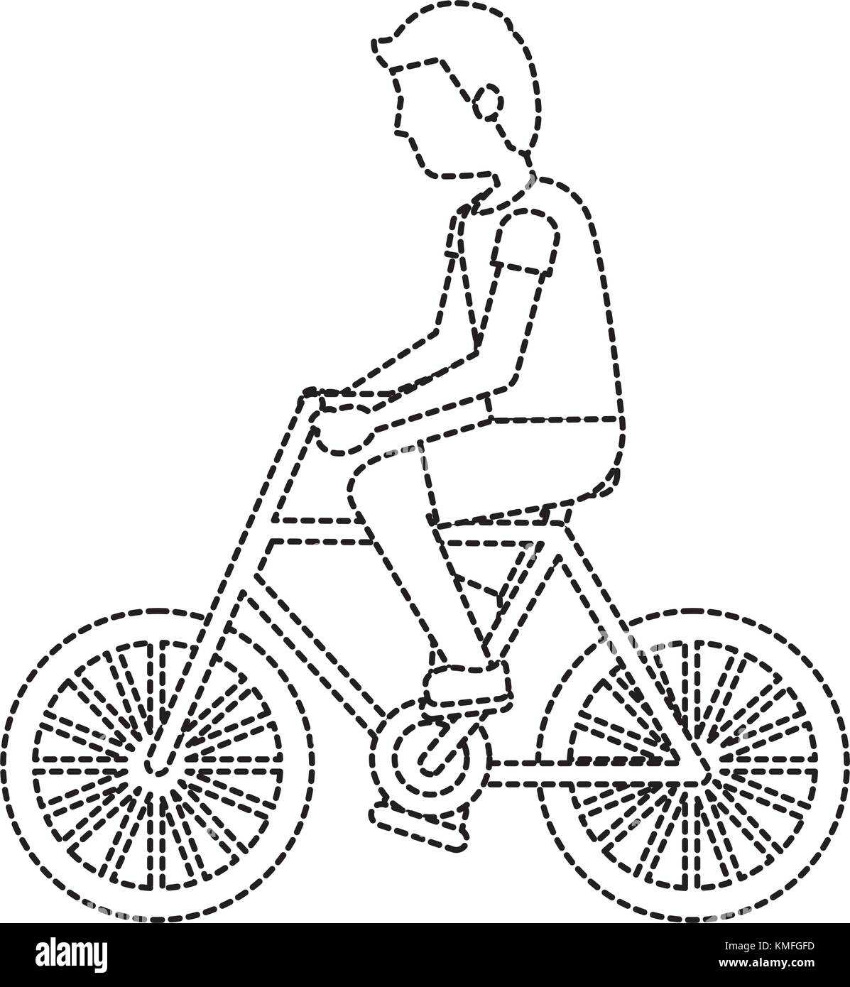 man riding bike icon image Stock Vector Image & Art - Alamy