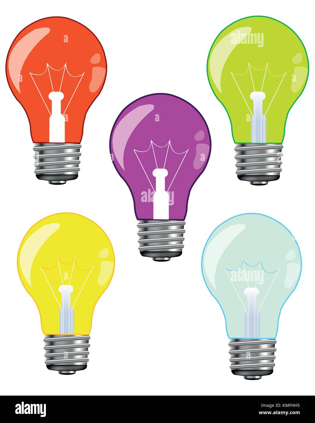 Colour light bulbs Stock Vector Image & Art - Alamy Colour light bulbs Stock Vector Image & Art - Alamy