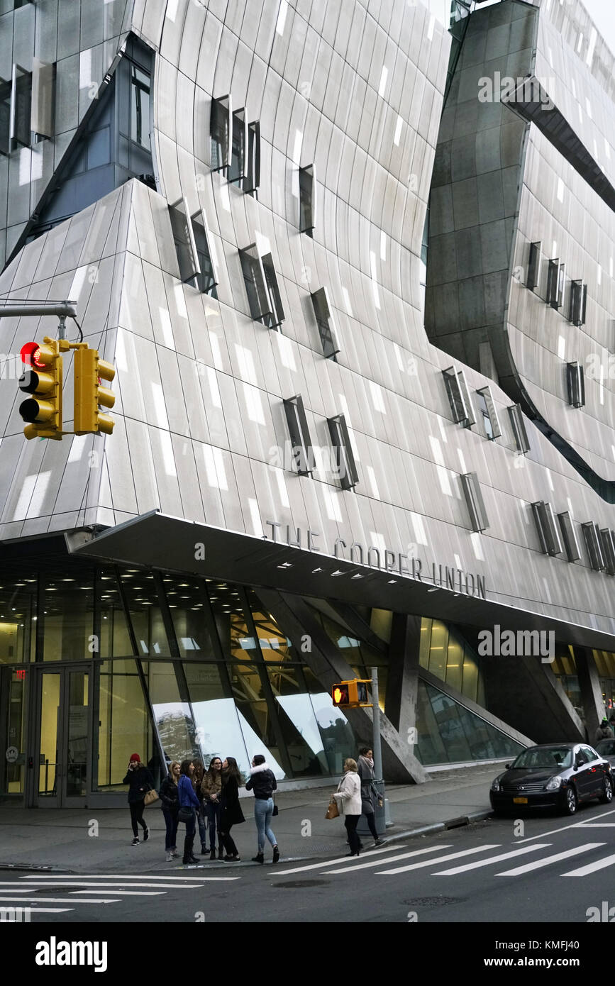 41 Cooper Square the new Cooper Union building designed by Thom Mayne ...