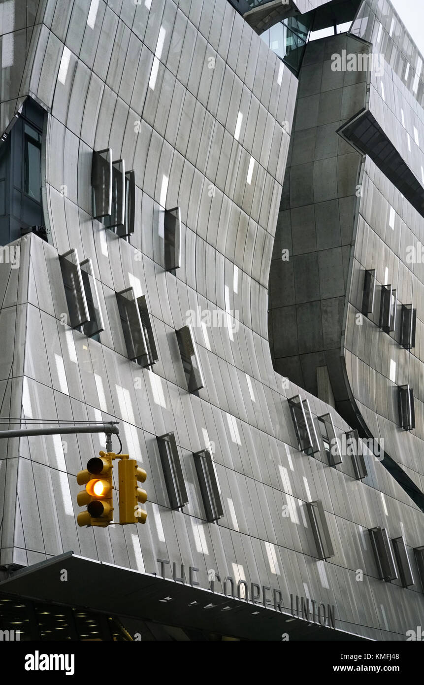 41 Cooper Square the new Cooper Union building designed by Thom Mayne ...