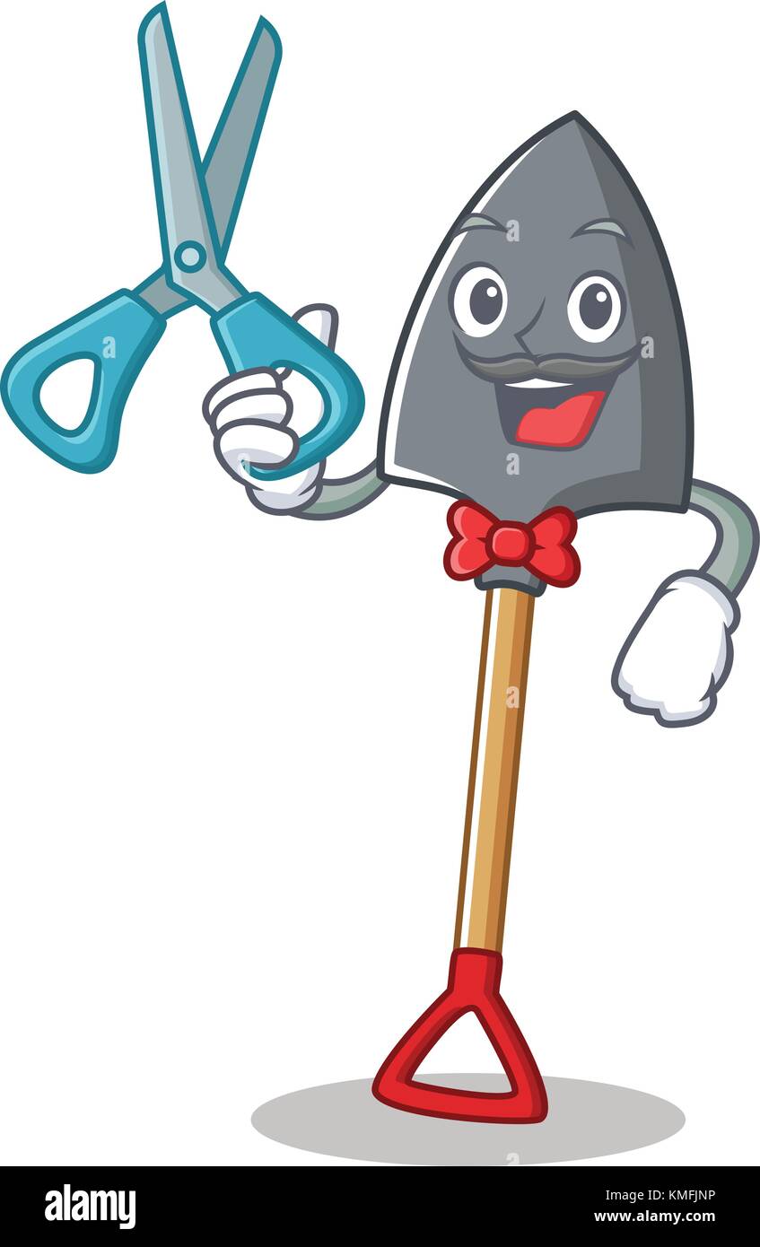 Barber shovel character cartoon style Stock Vector Image & Art - Alamy