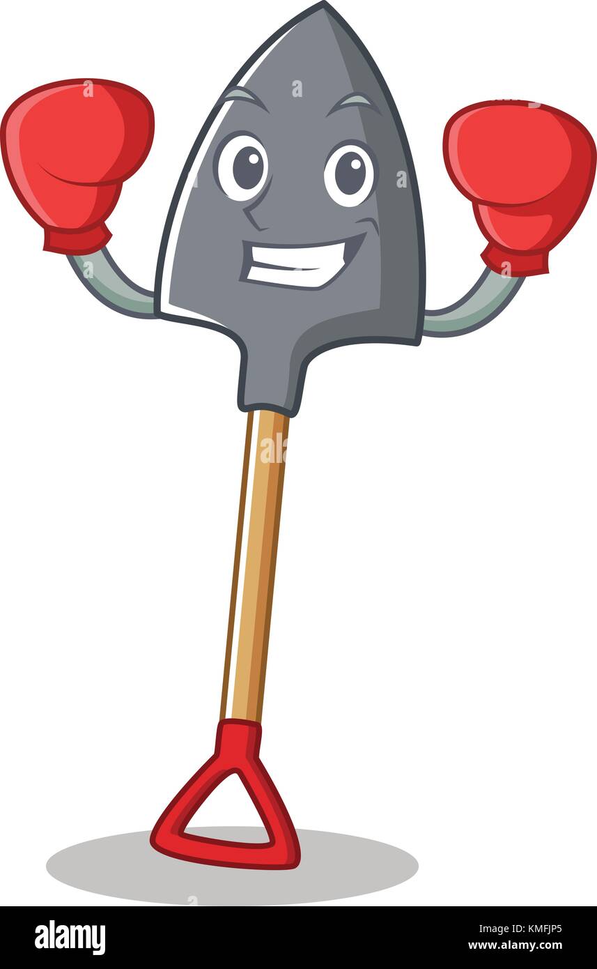 Boxing shovel character cartoon style Stock Vector Image & Art - Alamy