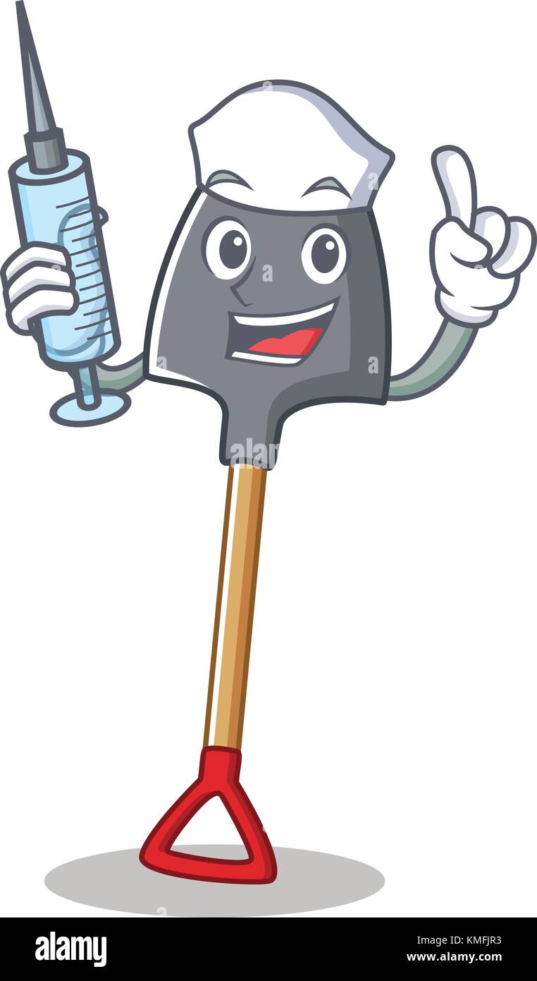 Nurse shovel character cartoon style Stock Vector Image & Art - Alamy