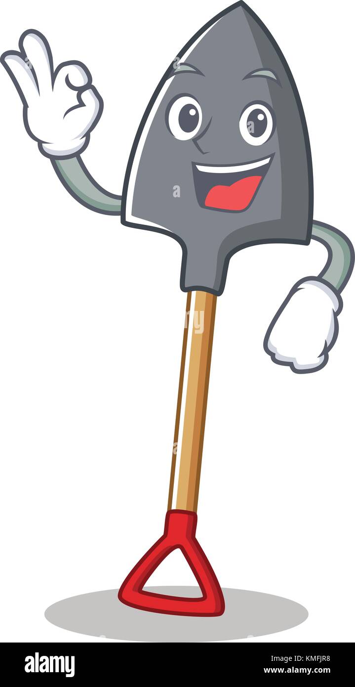 Okay shovel character cartoon style Stock Vector Image & Art - Alamy