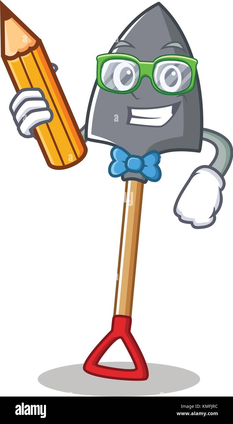 Student shovel character cartoon style Stock Vector Image & Art - Alamy