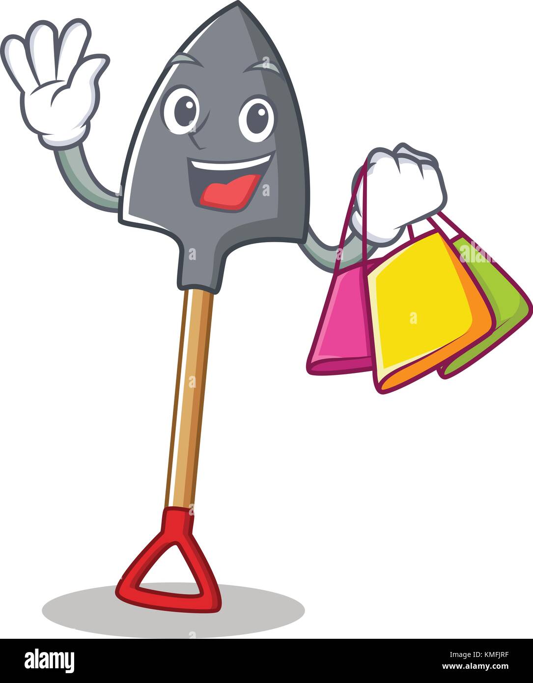 Shopping shovel character cartoon style Stock Vector Image & Art - Alamy