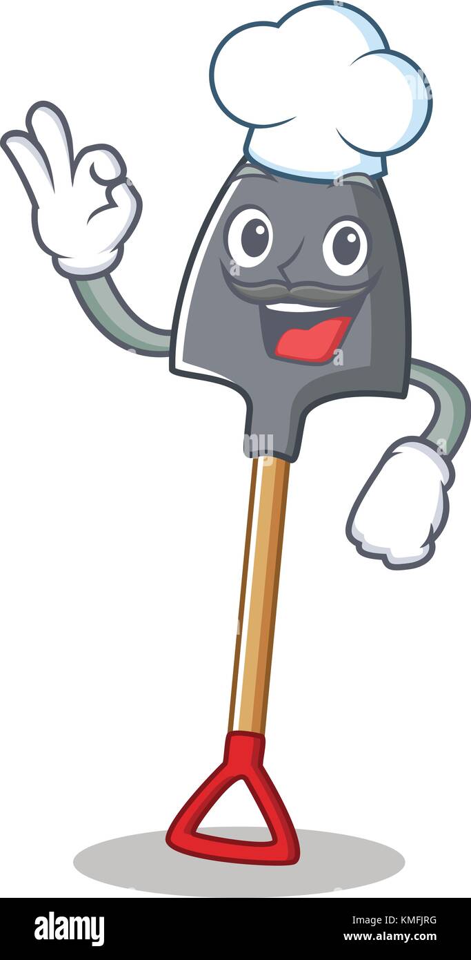 Chef shovel character cartoon style Stock Vector Image & Art - Alamy