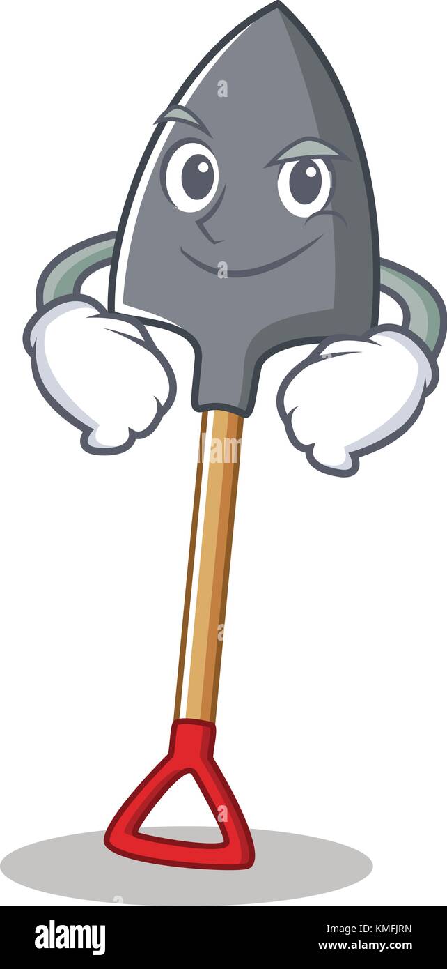 Smirking shovel character cartoon style Stock Vector Image & Art - Alamy