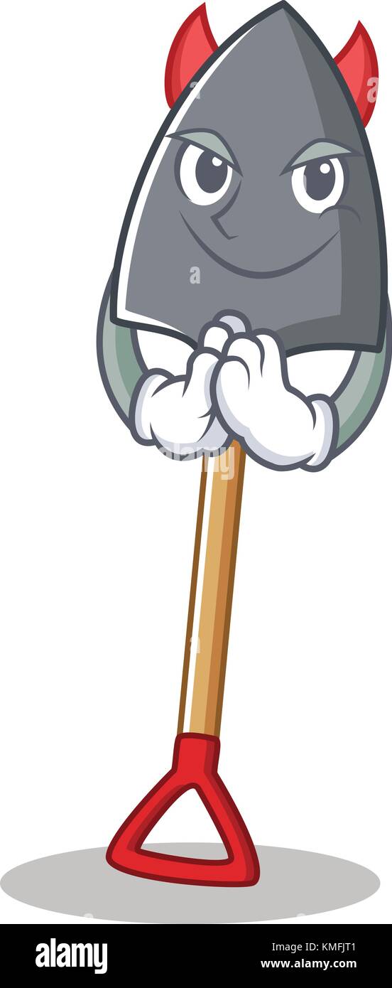 Devil shovel character cartoon style Stock Vector Image & Art - Alamy