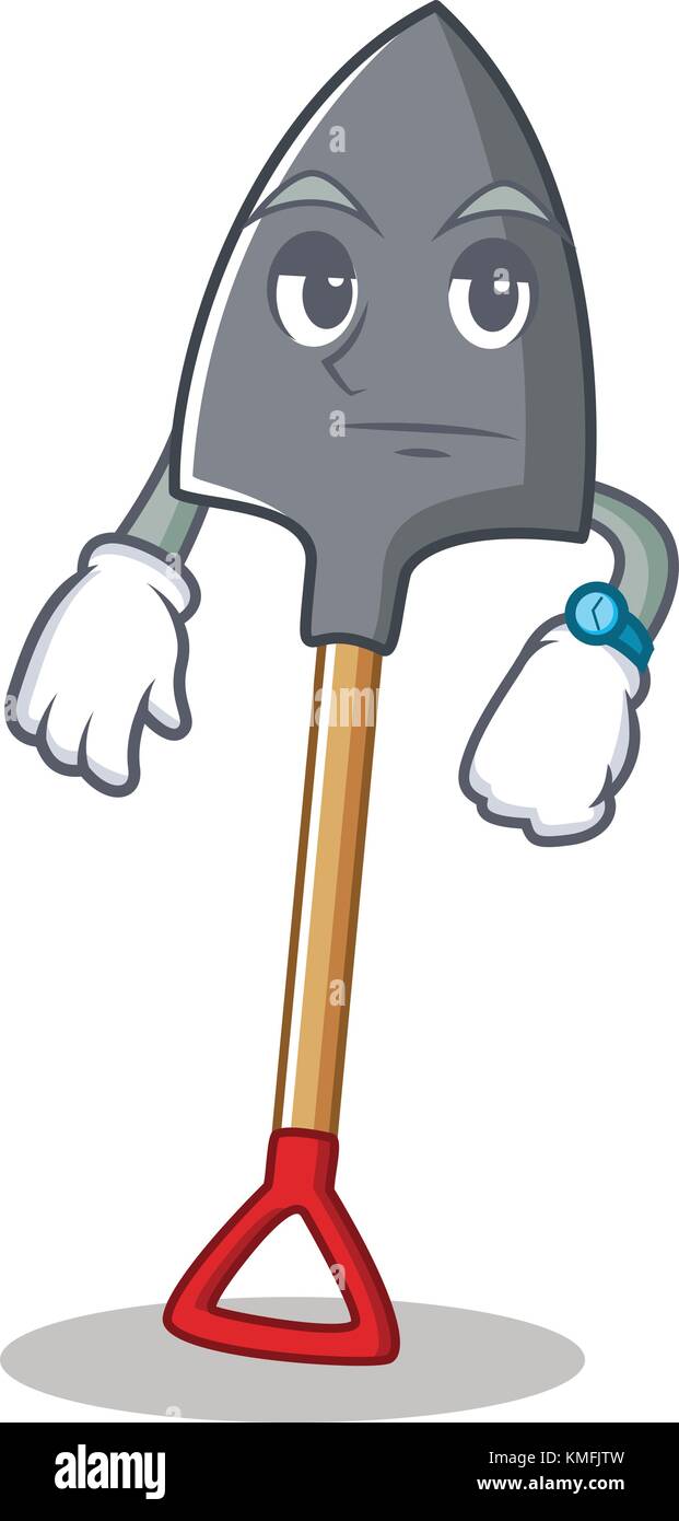 Waiting shovel character cartoon style Stock Vector Image & Art - Alamy