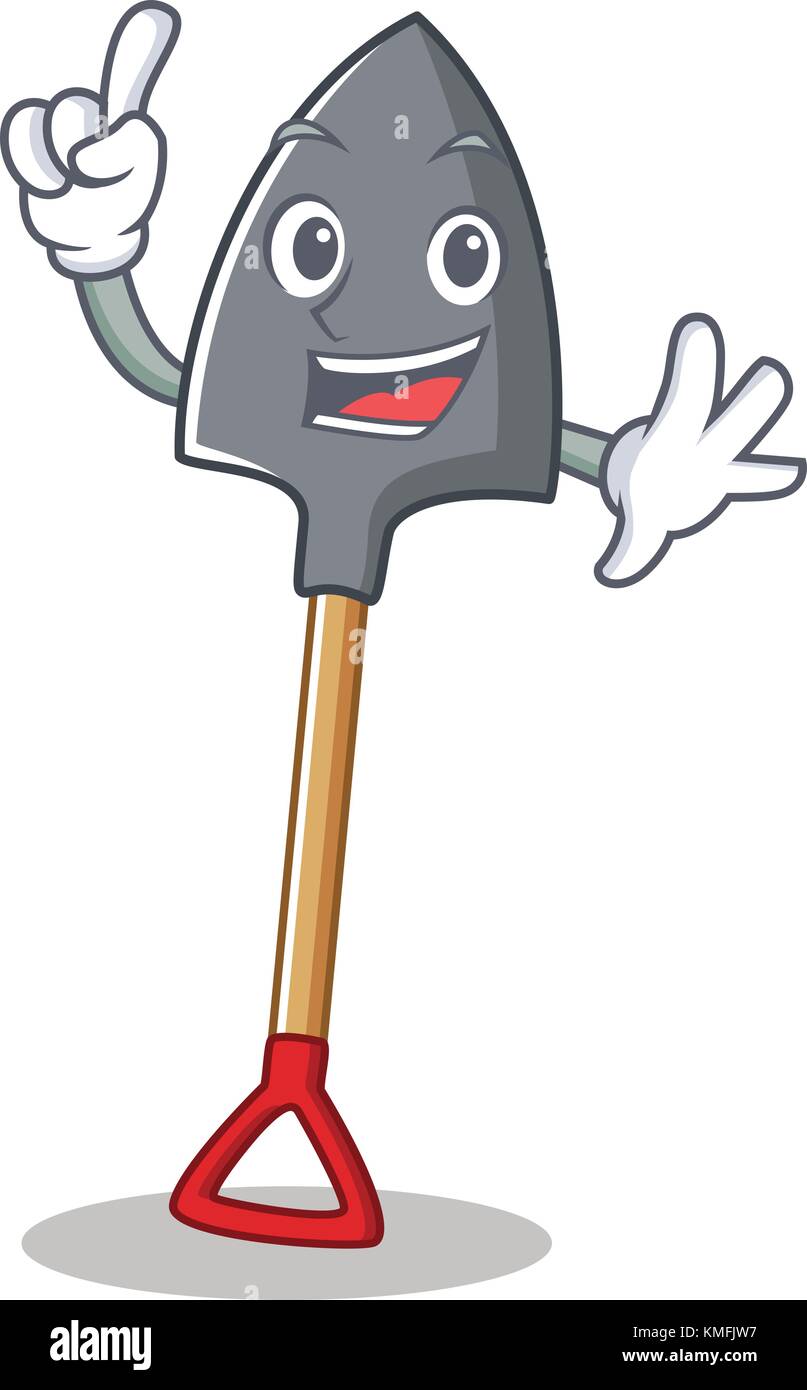 Finger shovel character cartoon style Stock Vector Image & Art - Alamy