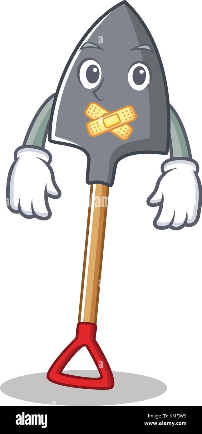 Silent shovel character cartoon style Stock Vector Image & Art - Alamy