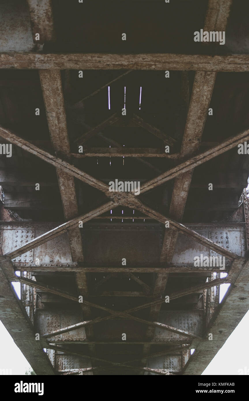 Bridge abstract steel constructions hi-res stock photography and images ...