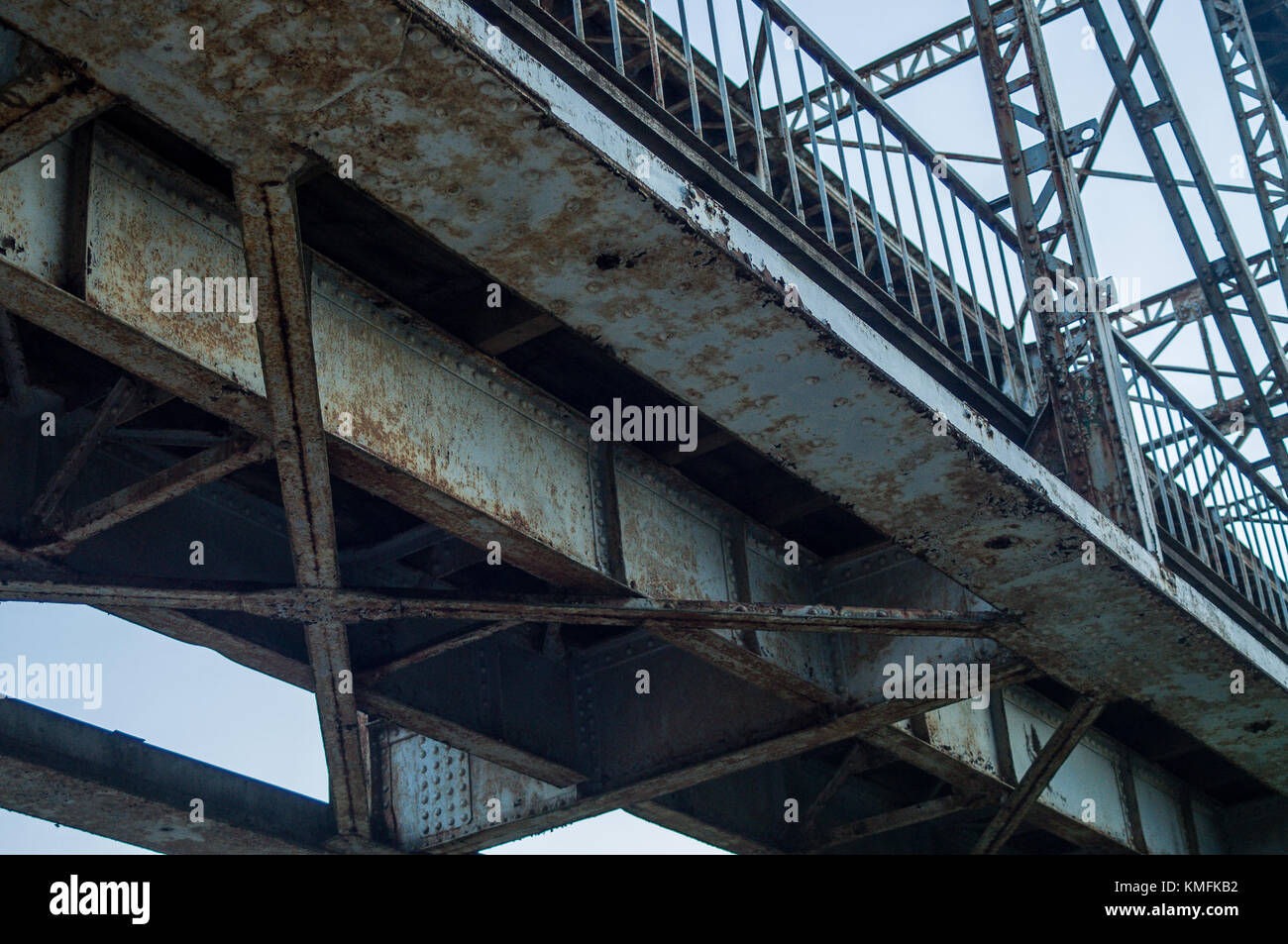Rusty railway bridge. II Stock Photo - Alamy