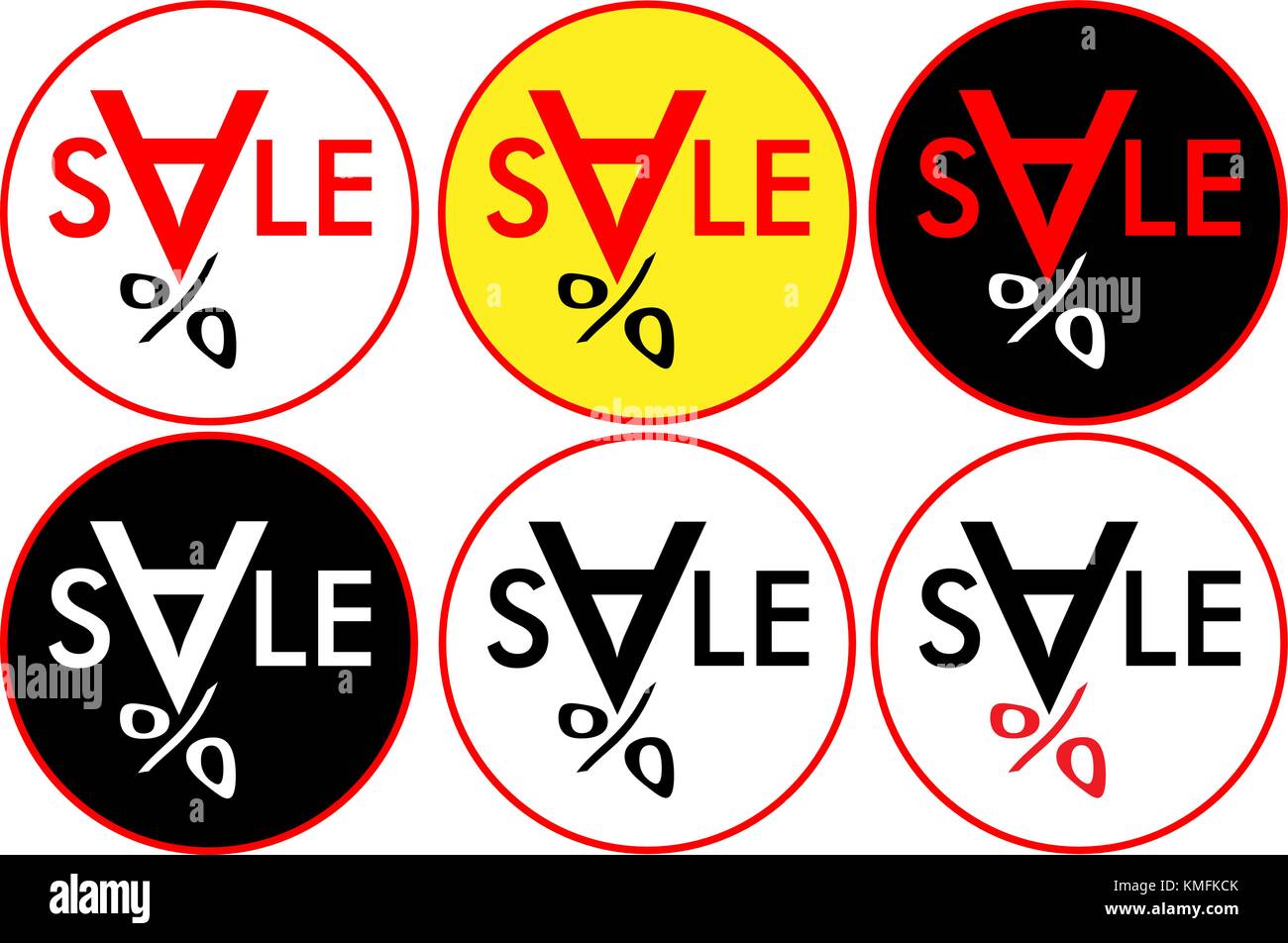 Prices falling sign Stock Vector Images - Alamy