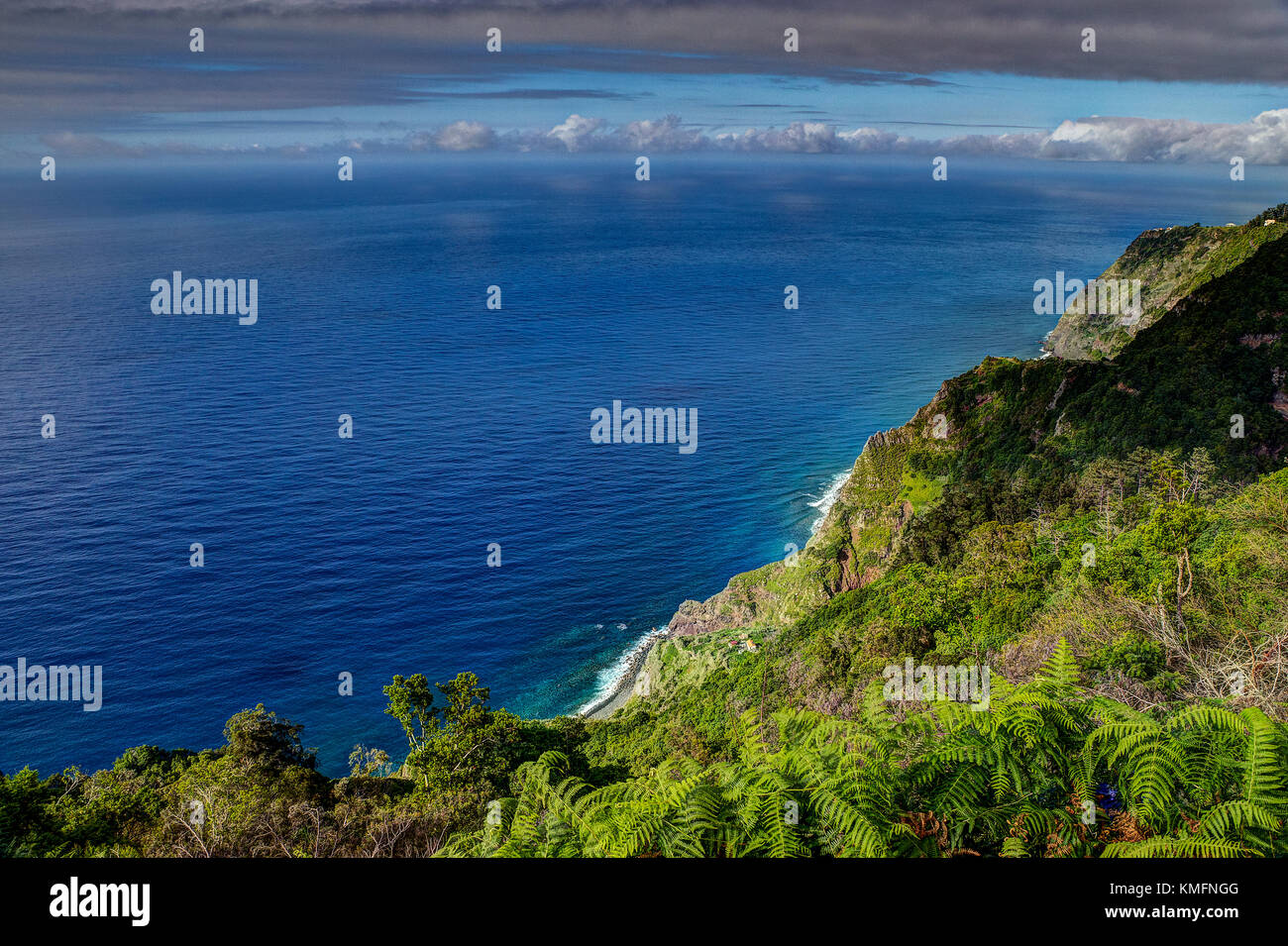 Viewpoint / Oceanview on Madeira island, portugal Stock Photo - Alamy