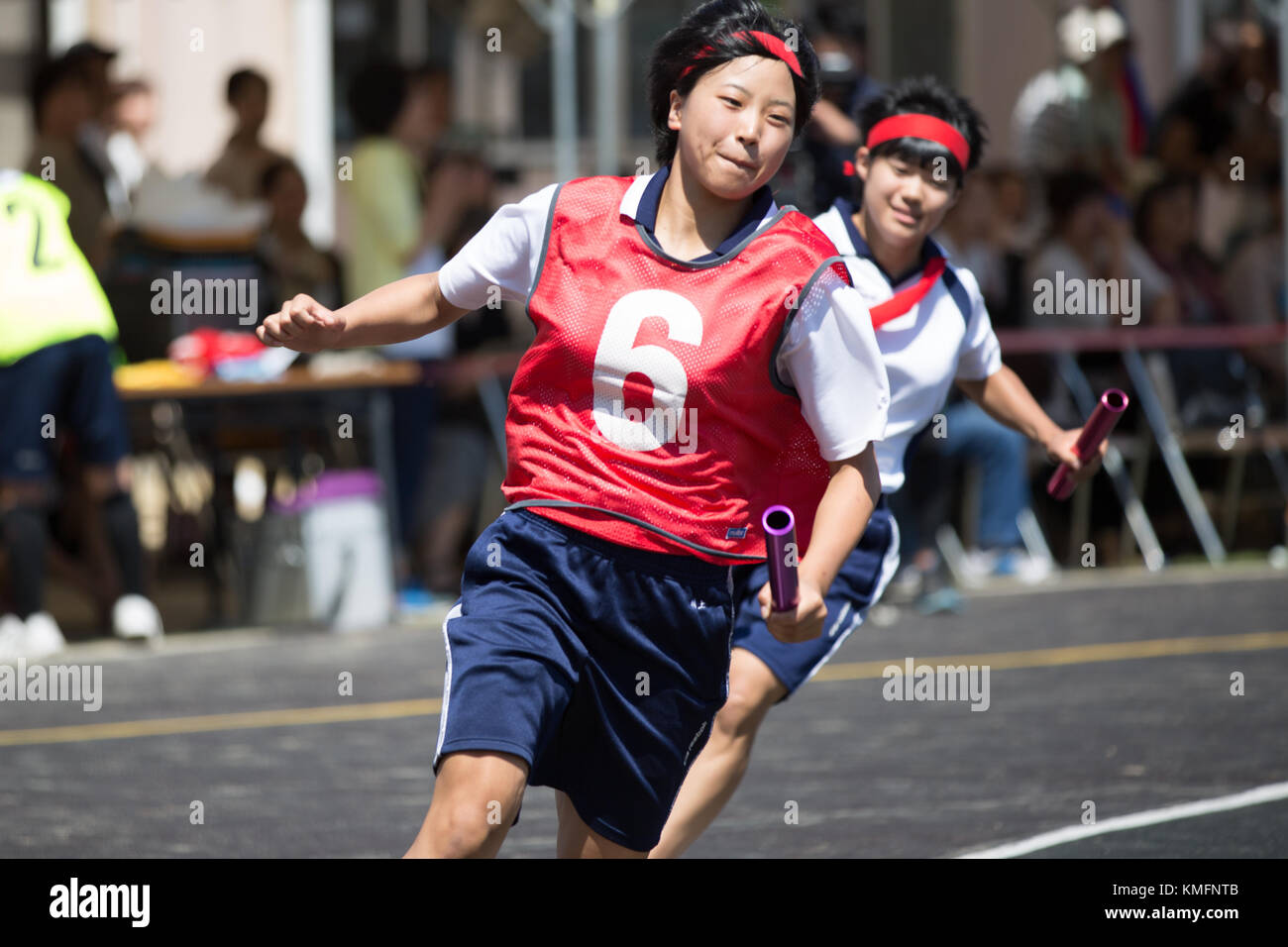 Japanese school sports day hi-res stock photography and images - Alamy
