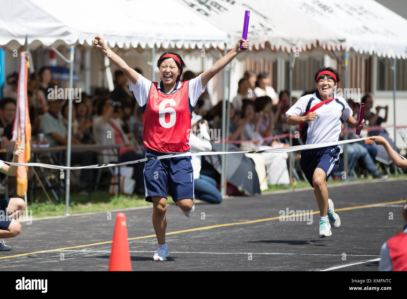 Japanese school sports day hi-res stock photography and images - Alamy