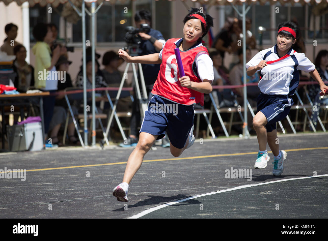 Japanese school sports day hi-res stock photography and images - Alamy