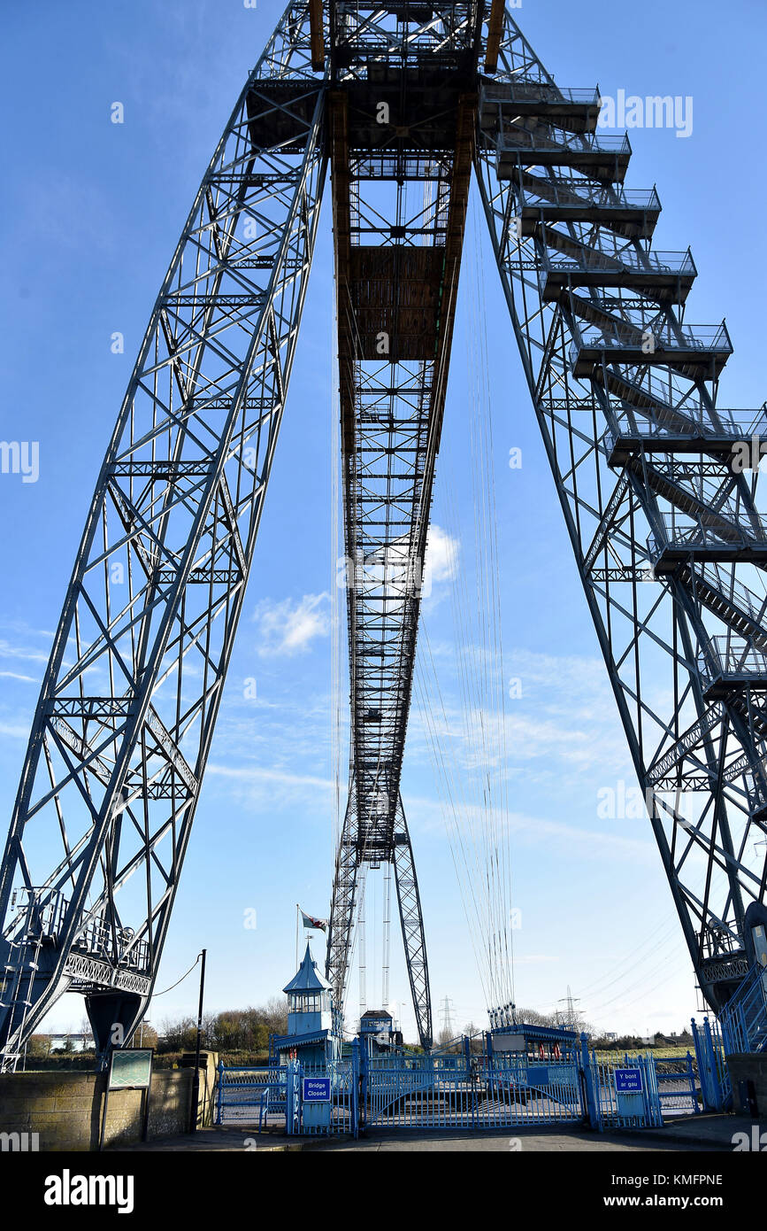 Newport Transport Bridge Stock Photo - Alamy