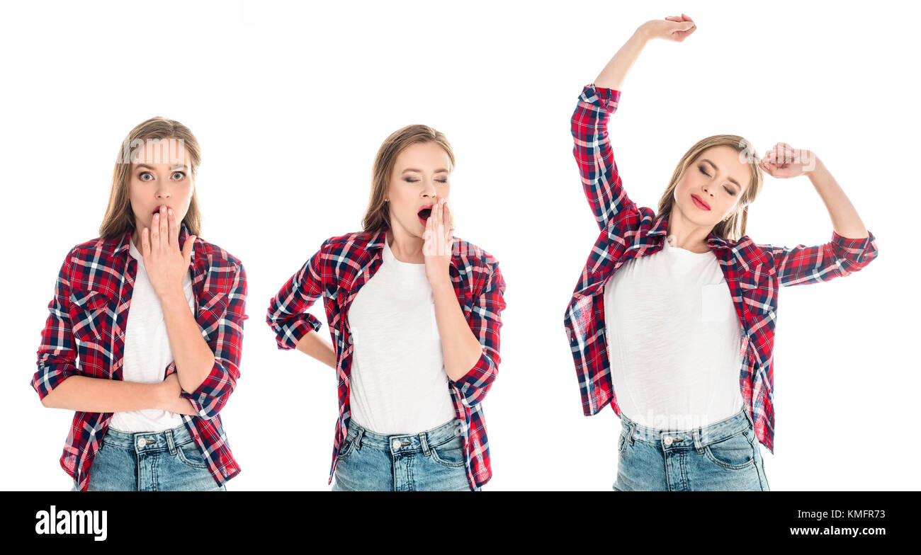 girls with various facial expressions Stock Photo - Alamy