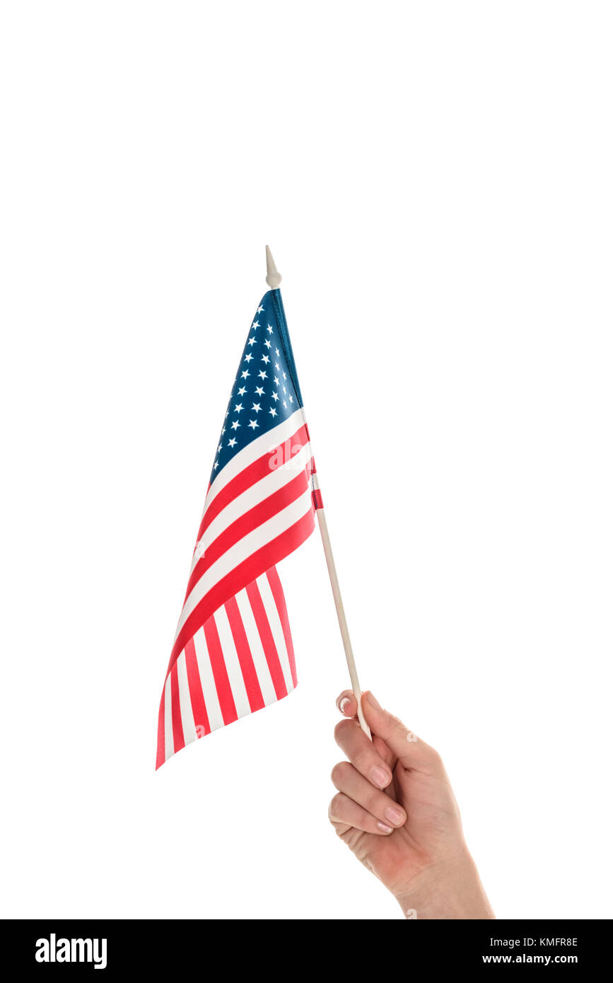 People hand us flag hi-res stock photography and images - Alamy