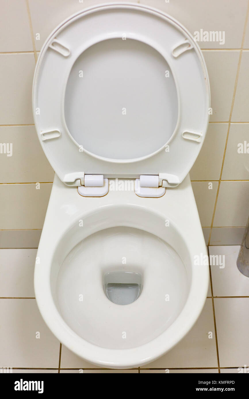 white home toilet closeup Stock Photo - Alamy