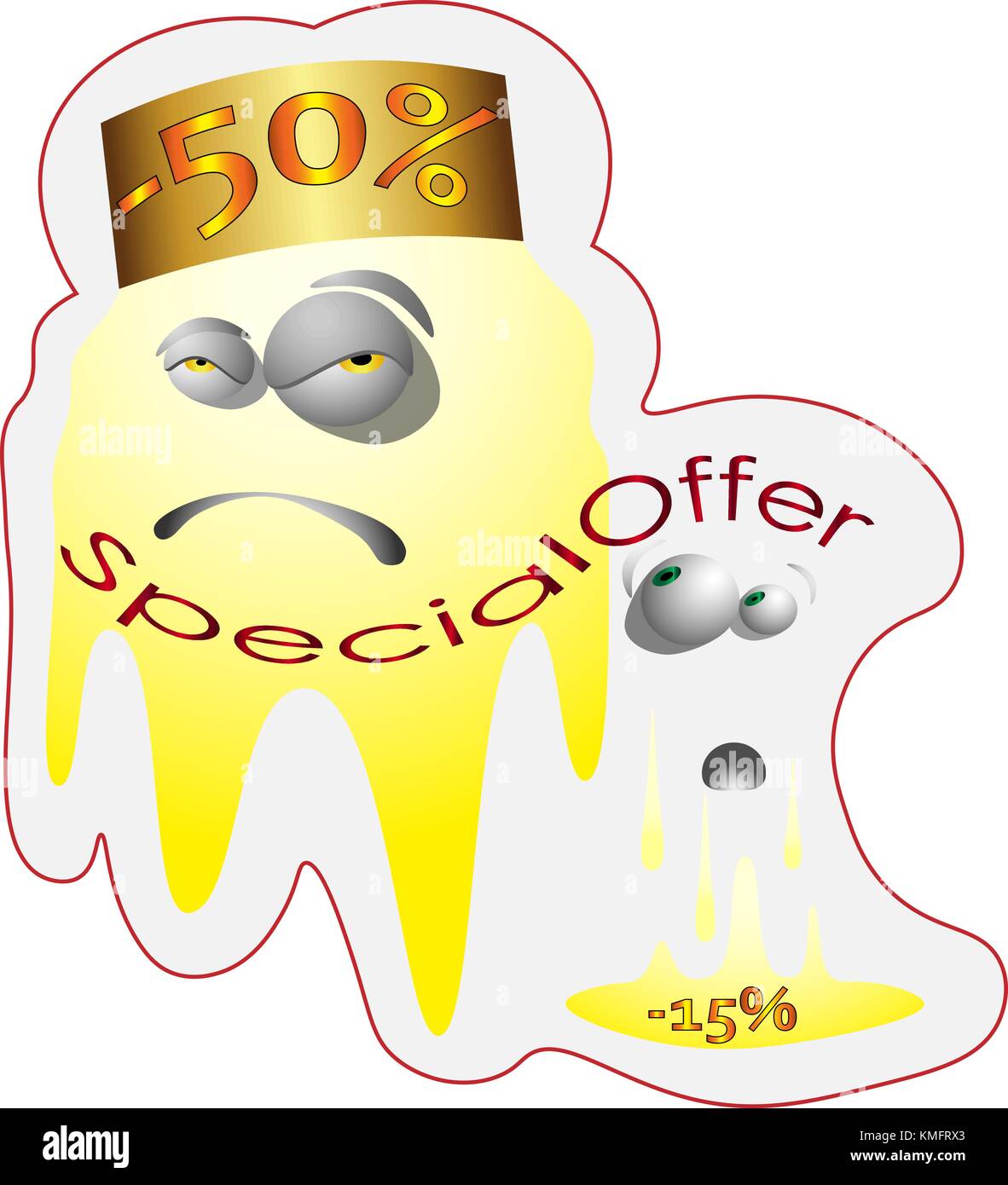 Half price logo Stock Vector Images - Alamy