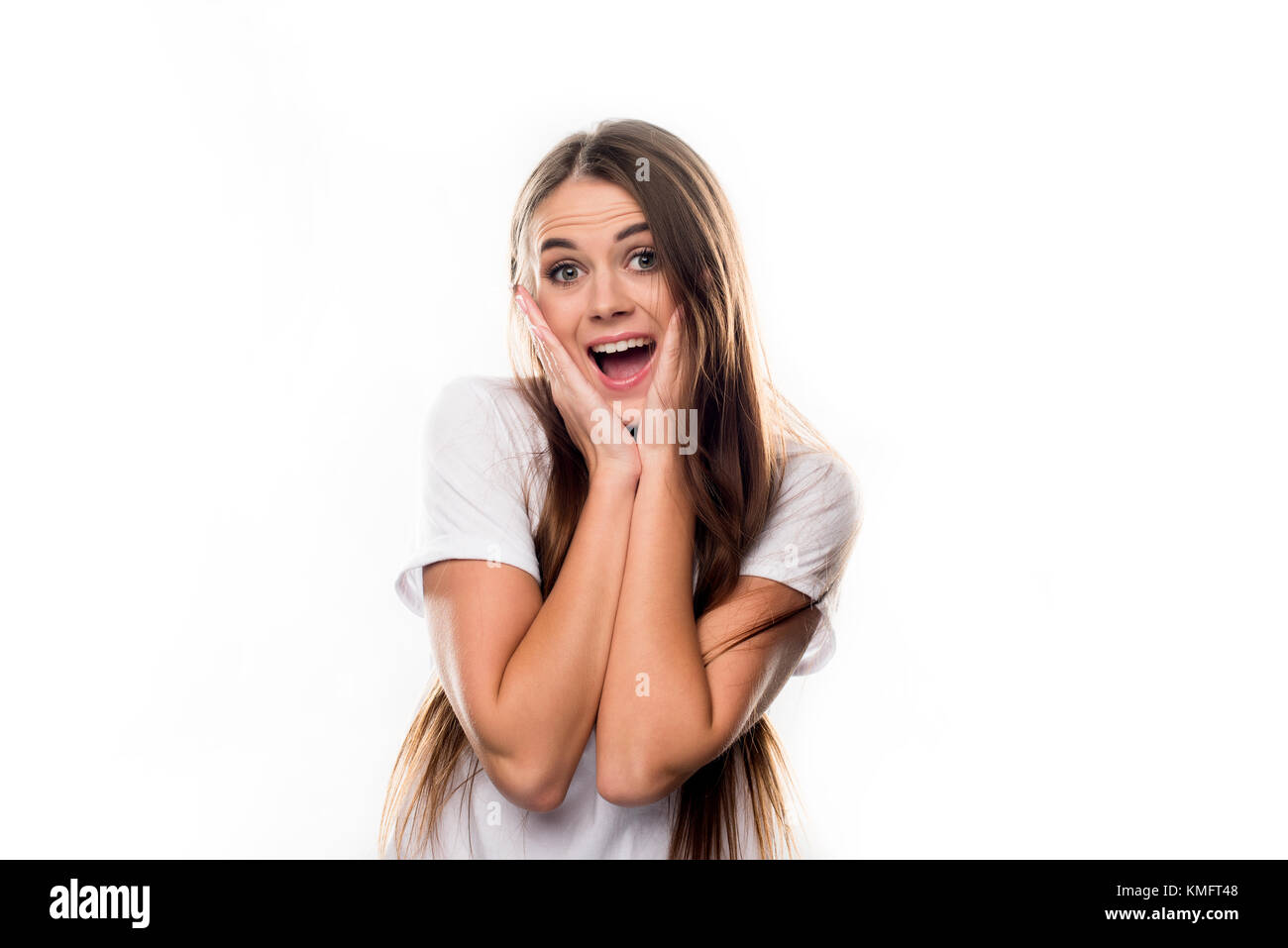 Screaming girl hi-res stock photography and images - Alamy