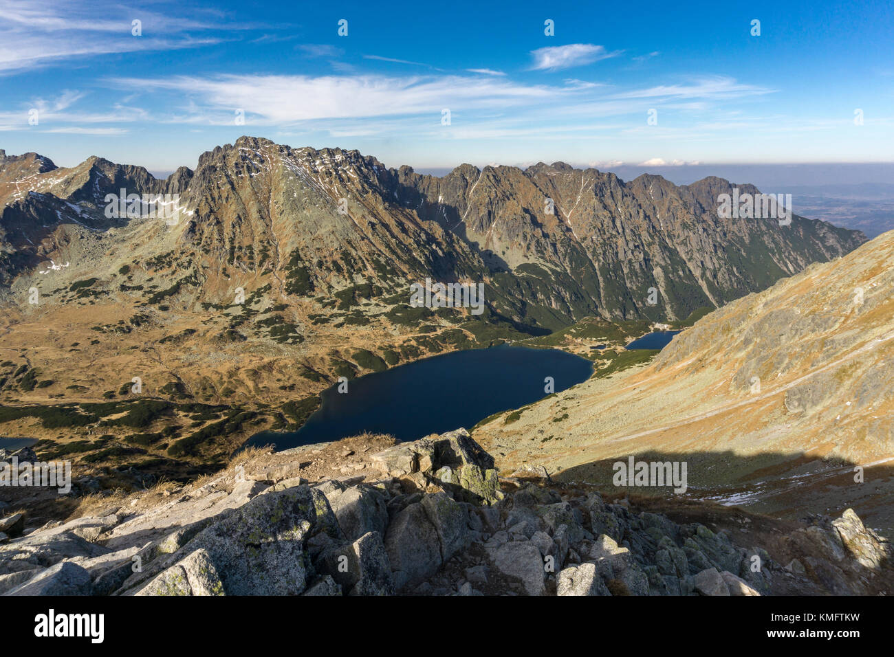 Valley of Five Polish Ponds. Tatra Mountains Stock Photo - Alamy