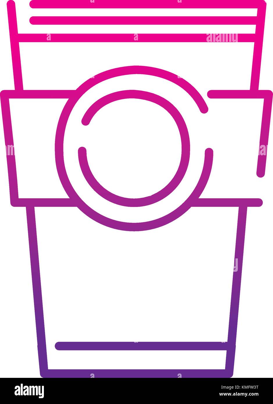 Neon coffee mug Stock Vector Images - Alamy