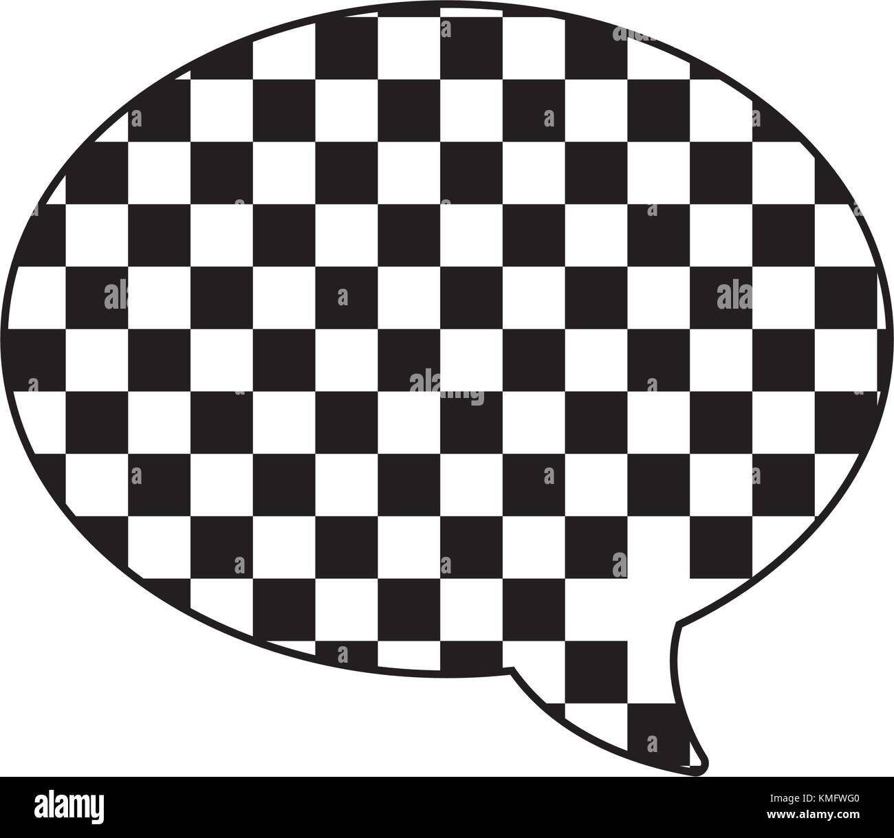 line oval chat bubble text message style Stock Vector Image & Art - Alamy