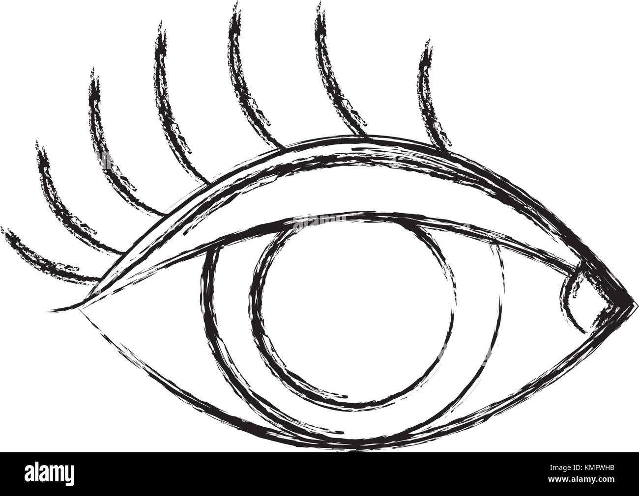Watching your figure Stock Vector Images - Alamy
