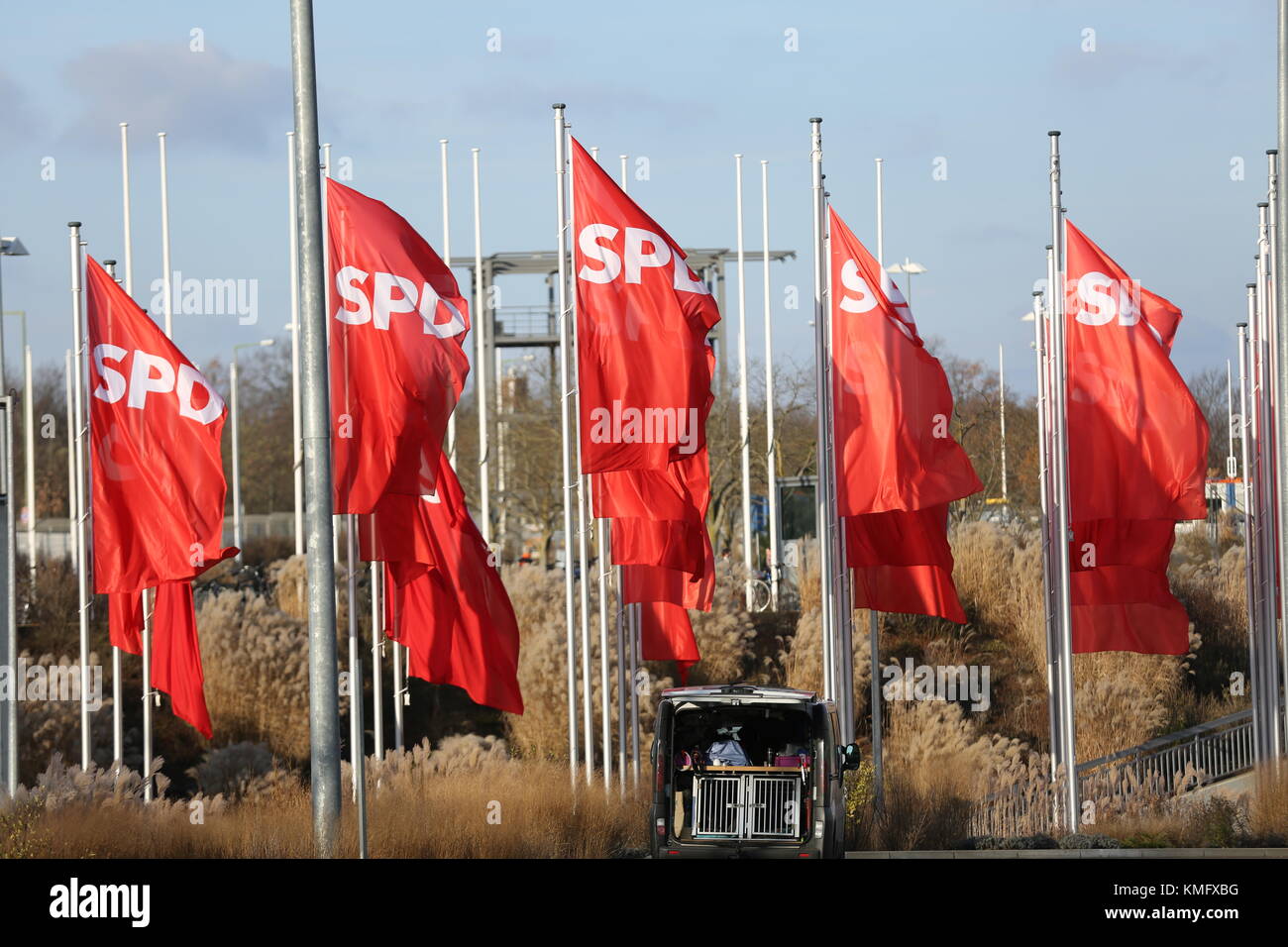Spd party flags hi-res stock photography and images - Alamy