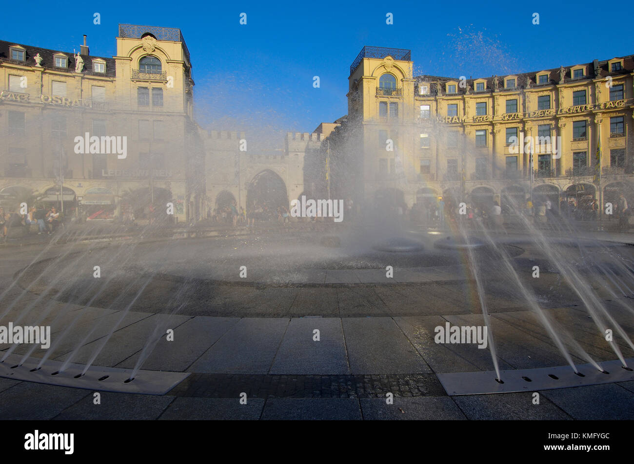Karlsplatz , Munich, Bavaria, Germany, Europe Stock Photo - Alamy