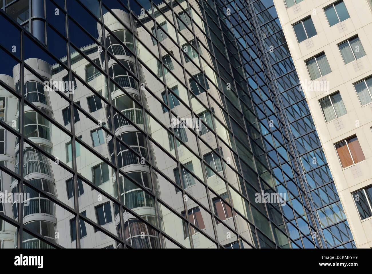 Holiday Inn Express building Rotterdam in winter Stock Photo - Alamy