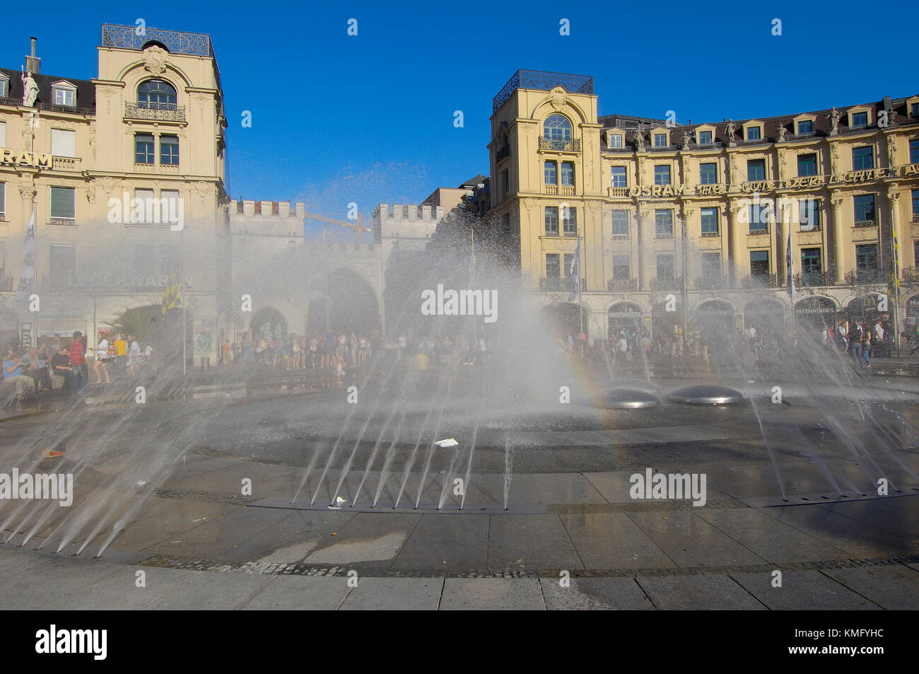 Karlsplatz , Munich, Bavaria, Germany, Europe Stock Photo - Alamy