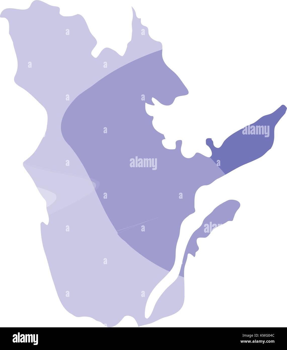 Political map of quebec hi-res stock photography and images - Alamy