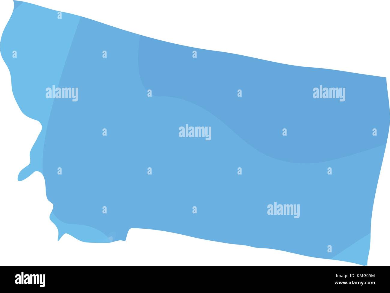 Montana state usa white Stock Vector Images - Alamy